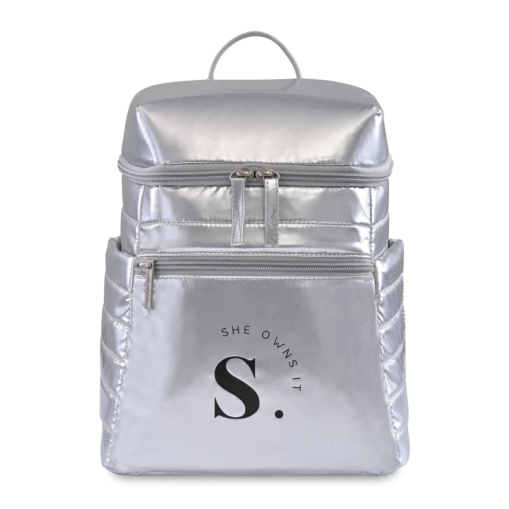 Aviana™ Metallics Mini Backpack Cooler - Just Tote Bags